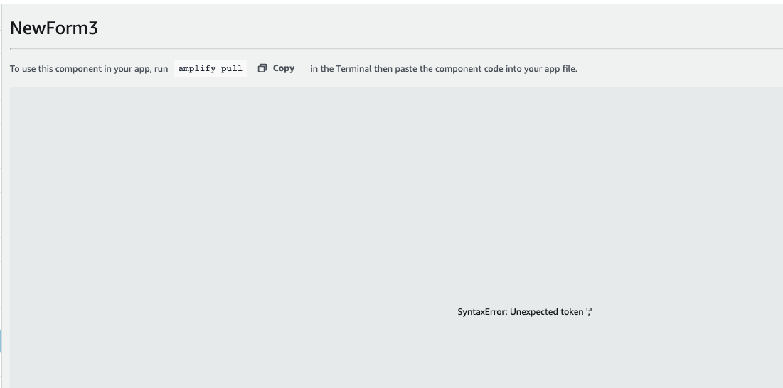 created nested JSON form breaks forms when opening · Issue #918 · aws-amplify/amplify-studio ...