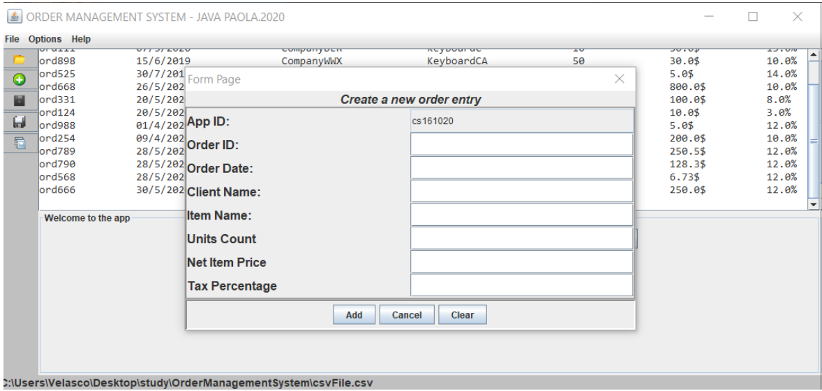 GitHub - PaolaVlsc/JAVA_OrderManagementSystem: A Java application with ...