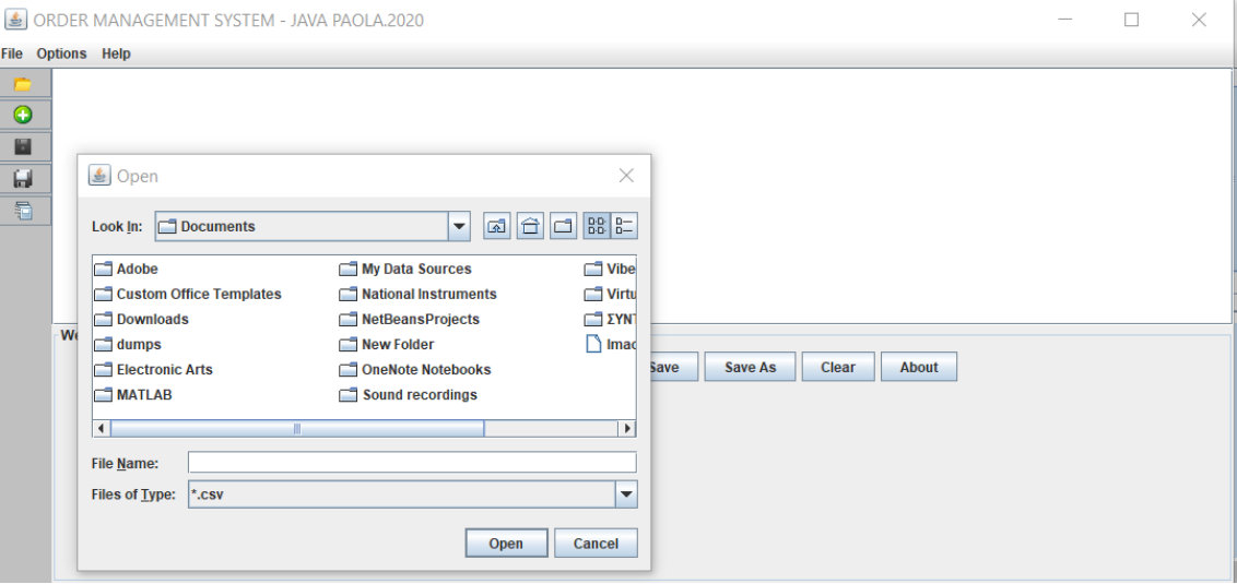 GitHub - PaolaVlsc/JAVA_OrderManagementSystem: A Java application with ...