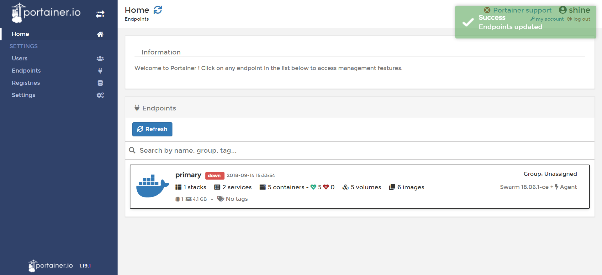 Does portainer inside a swarm cluster work without single point of failure? · Issue #2271 ...