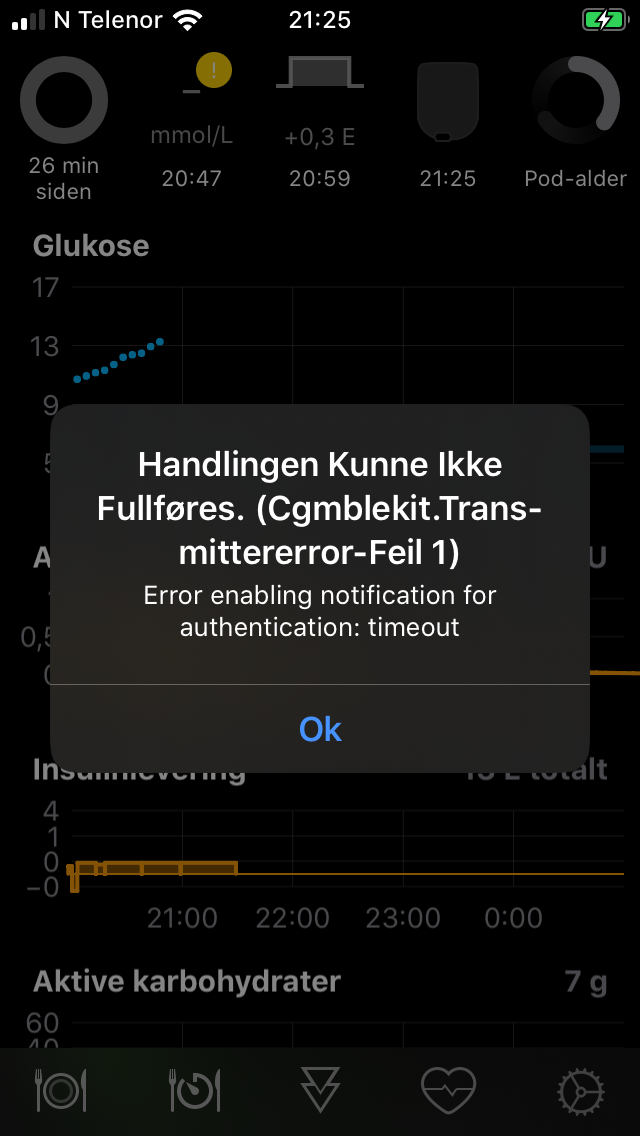 Loop not receiving Dexcom G6 cgm data for extended periods · Issue #1082 · LoopKit/Loop · GitHub