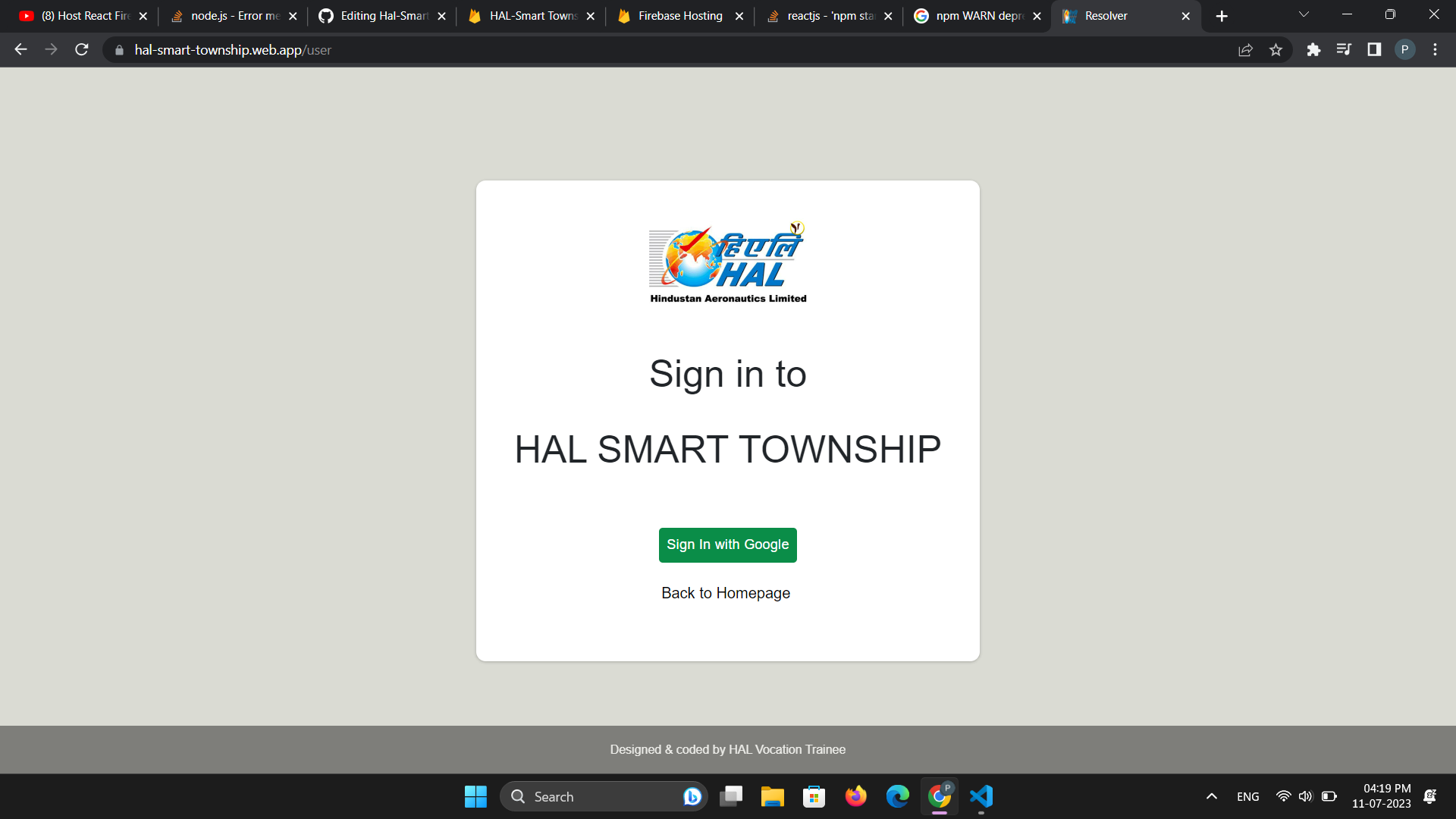 GitHub - PureshwarGonekar/Hal-Smart_Township