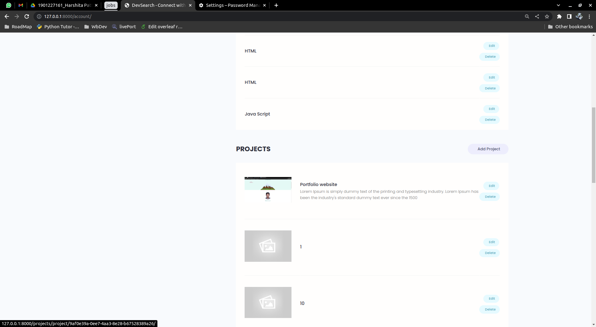 GitHub - Satishnaidu58/devsearch: Developer's socila media app