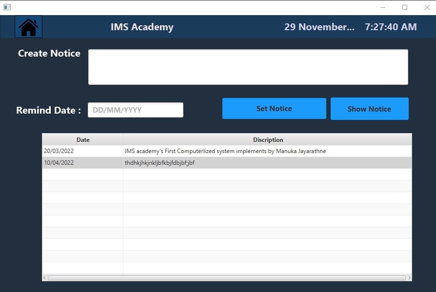 GitHub - AshanManuka/InstituteManagementSystem: First Semester Final Project Created by JavaFX & OOP