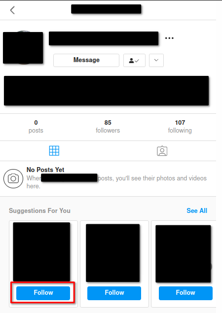 Explanation of Unable to unfollow if the user have no post issue ...