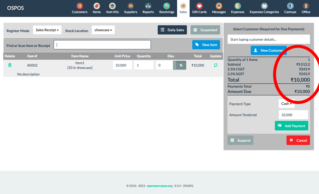 Taxable Amount and Tax Amount is wrong both in OSPOS Demo and My Local System. · Issue #3251 ...