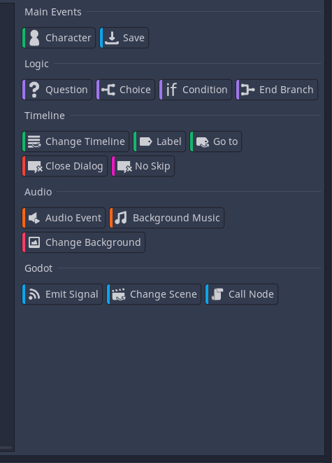 Text Event Button Missing · Issue 1246 · Dialogic Godotdialogic · Github