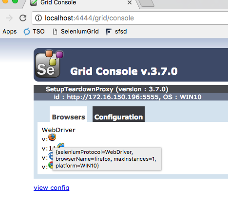 "Unable to find a matching set of capabilities" error on an attempt to pass platform capability ...