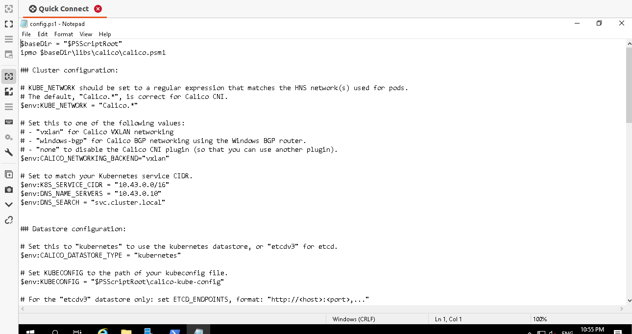 Calico for windows network issue with BGP networking on RKE cluster ...