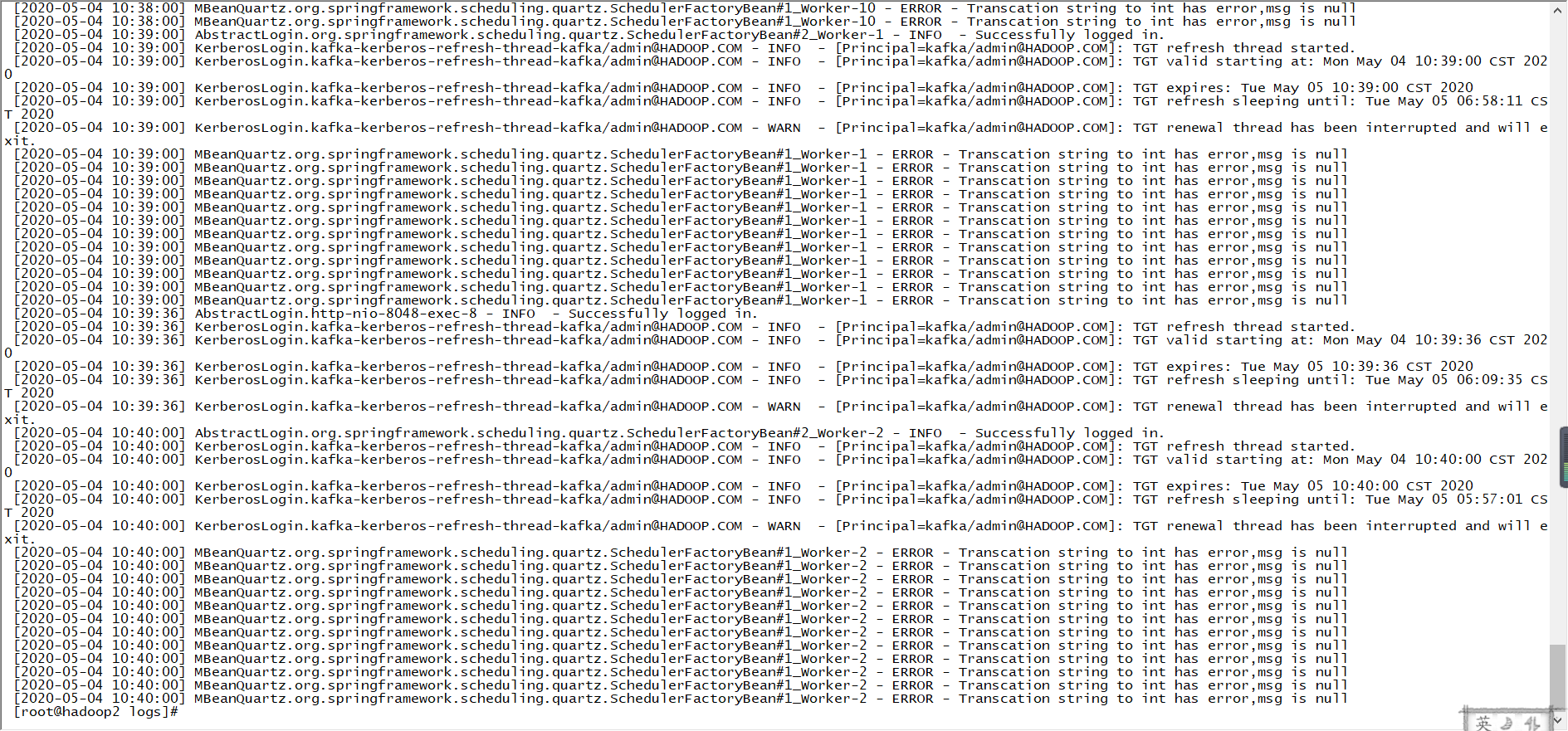 Kafka Eagle1.3.5,1.3.6后台报错 · Issue #343 · smartloli/EFAK · GitHub