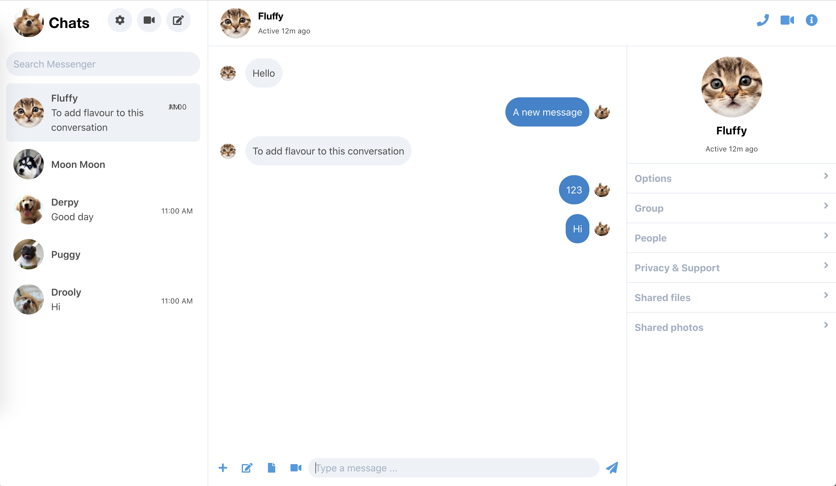 GitHub - nguyenntph/react-parcel-messenger