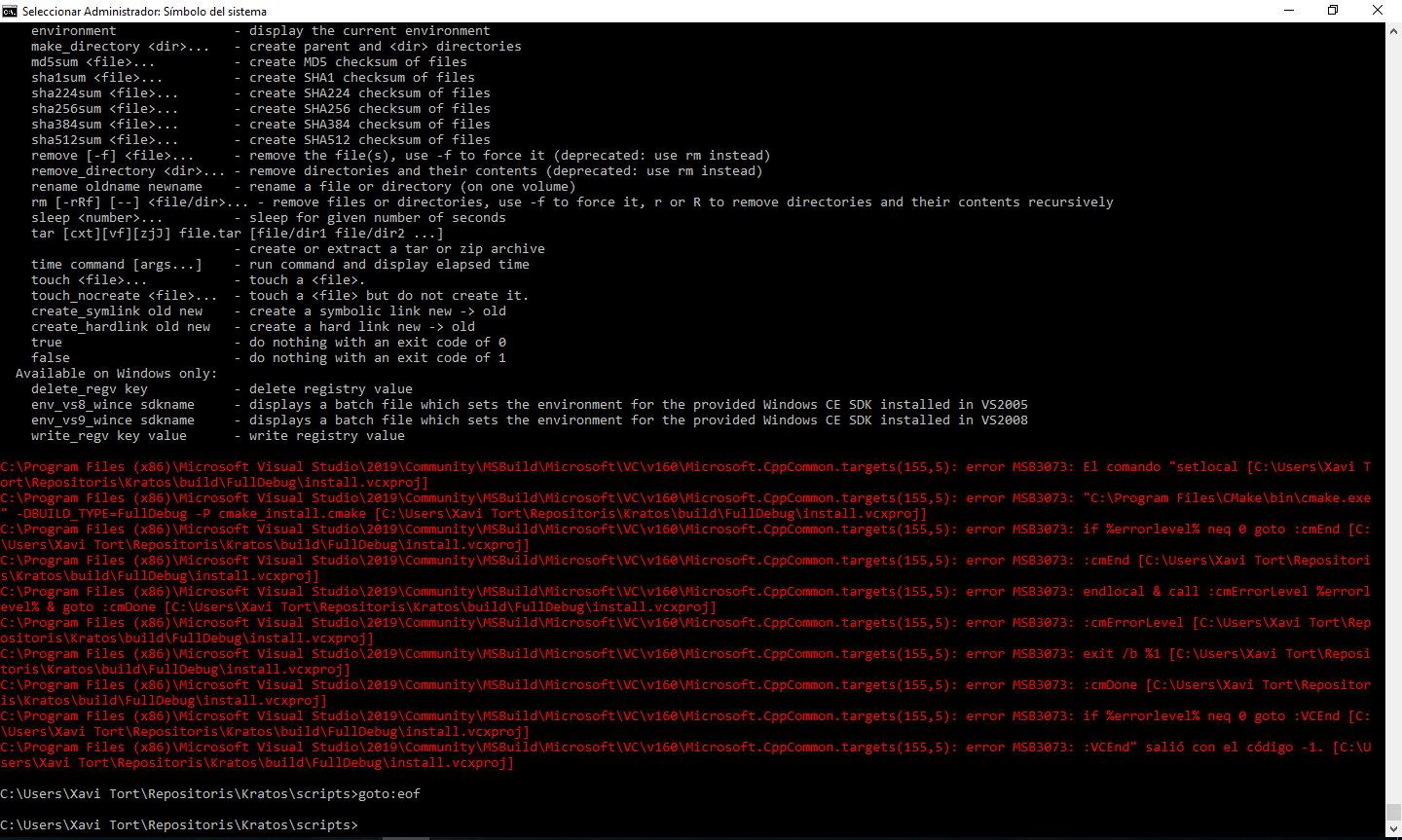 Problems Compiling Kratos · Issue #11426 · KratosMultiphysics/Kratos · GitHub