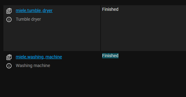 Washing machines status is missing · Issue #159 · HomeAssistant-Mods/home-assistant-miele · GitHub