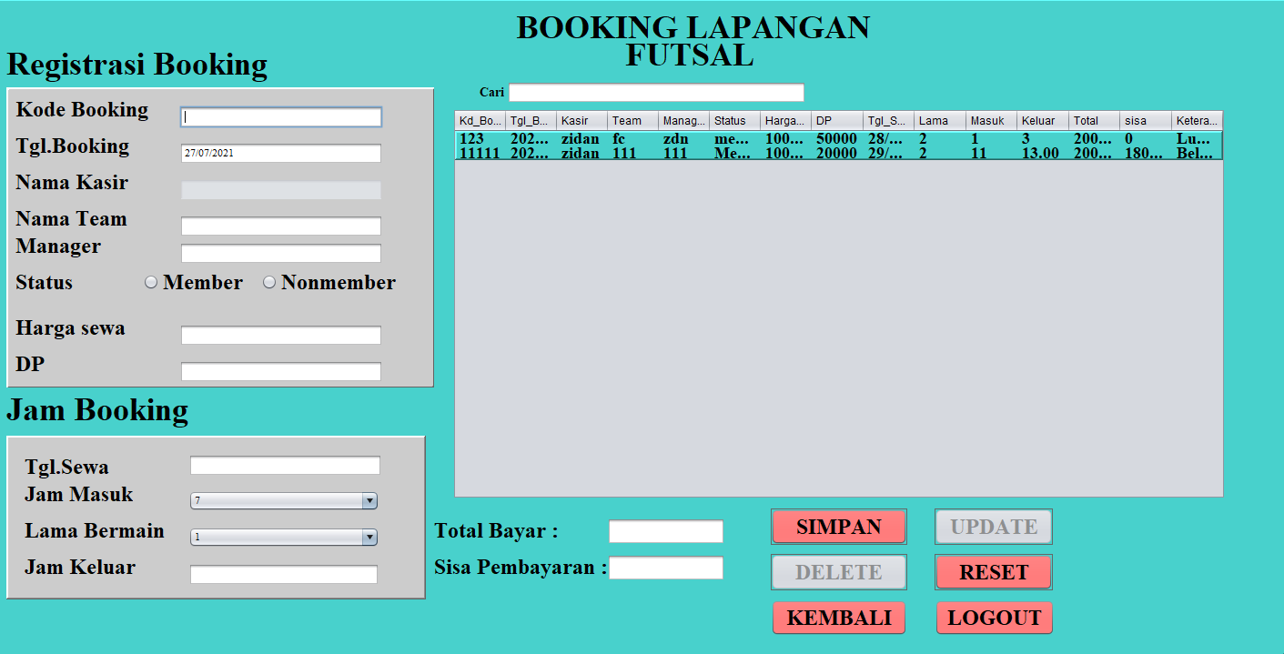 GitHub - Zidanyazid/Aplikasi-Booking-Futsal: Aplikasi Booking Futsal ...