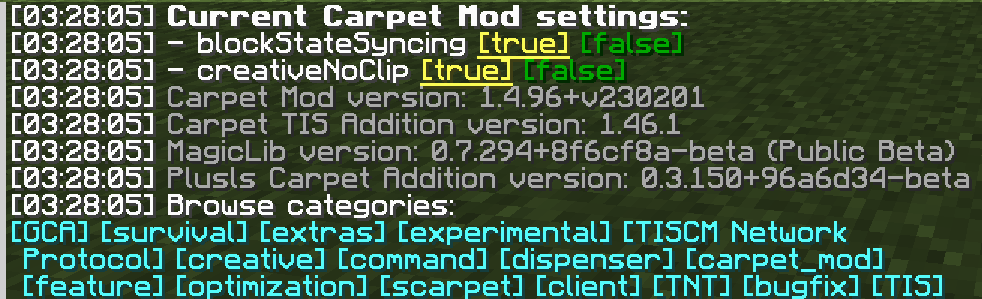 [Bug] dontClearChatHistory开启后在carpet指令列表换行时无法显示 · Issue #1 · Nyan-Work/oh-my-minecraft-client ...