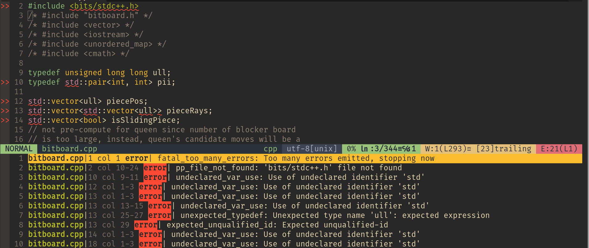 Linter Broken · Issue 528 · Clangdcoc Clangd · Github 