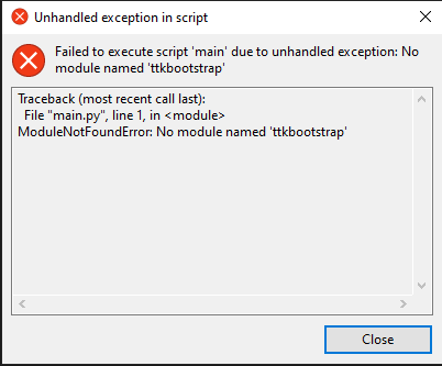 Py to Exe converter file not opening · Issue #310 · israel-dryer ...
