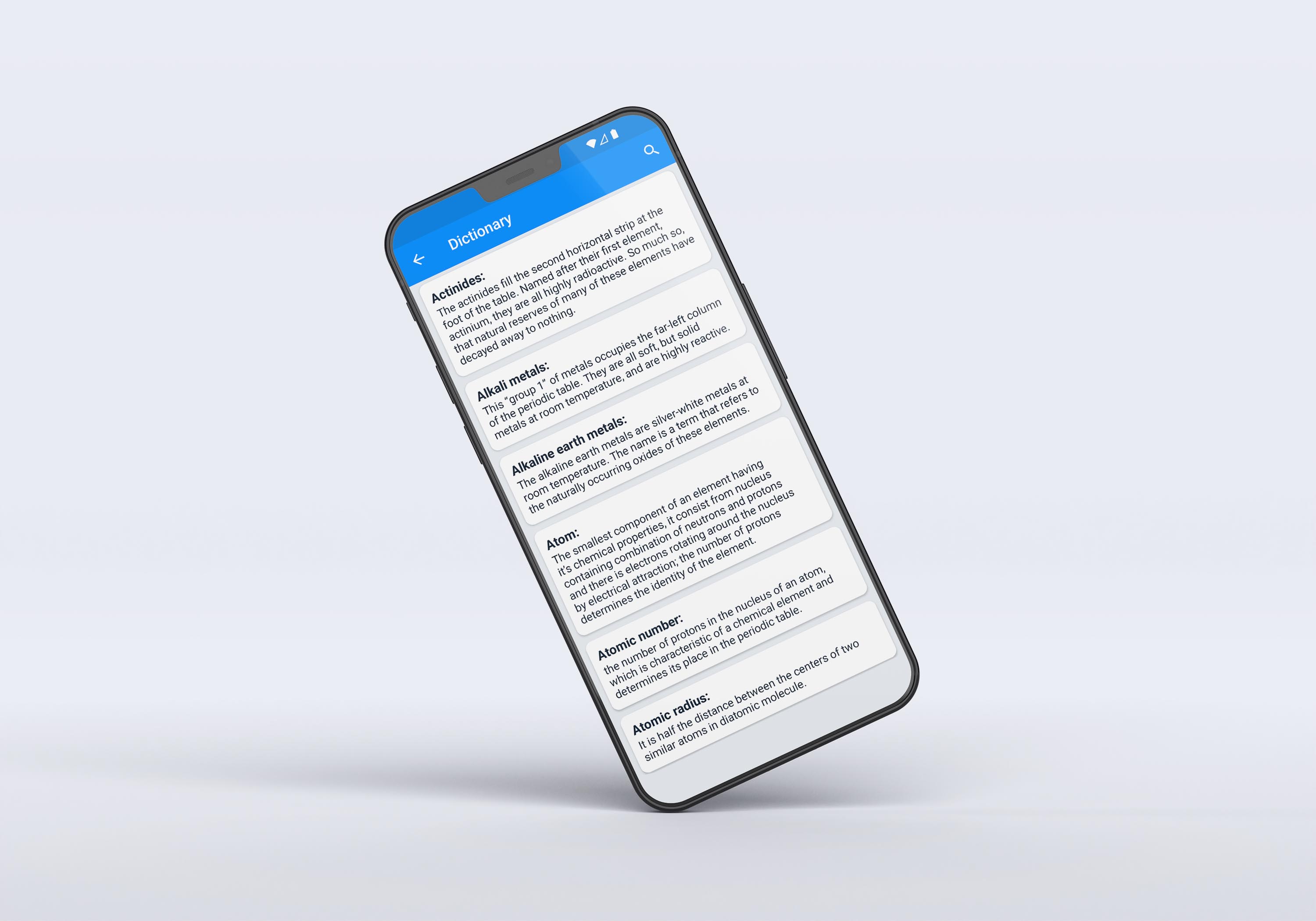 GitHub - Diaa-Elgendy/Periodic-Table: Periodic table (Android application with Java & XML & Sqlite)