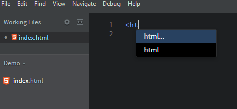 GitHub - munesudube/brackets-html-starter: Brackets extension to easily insert an html starter ...