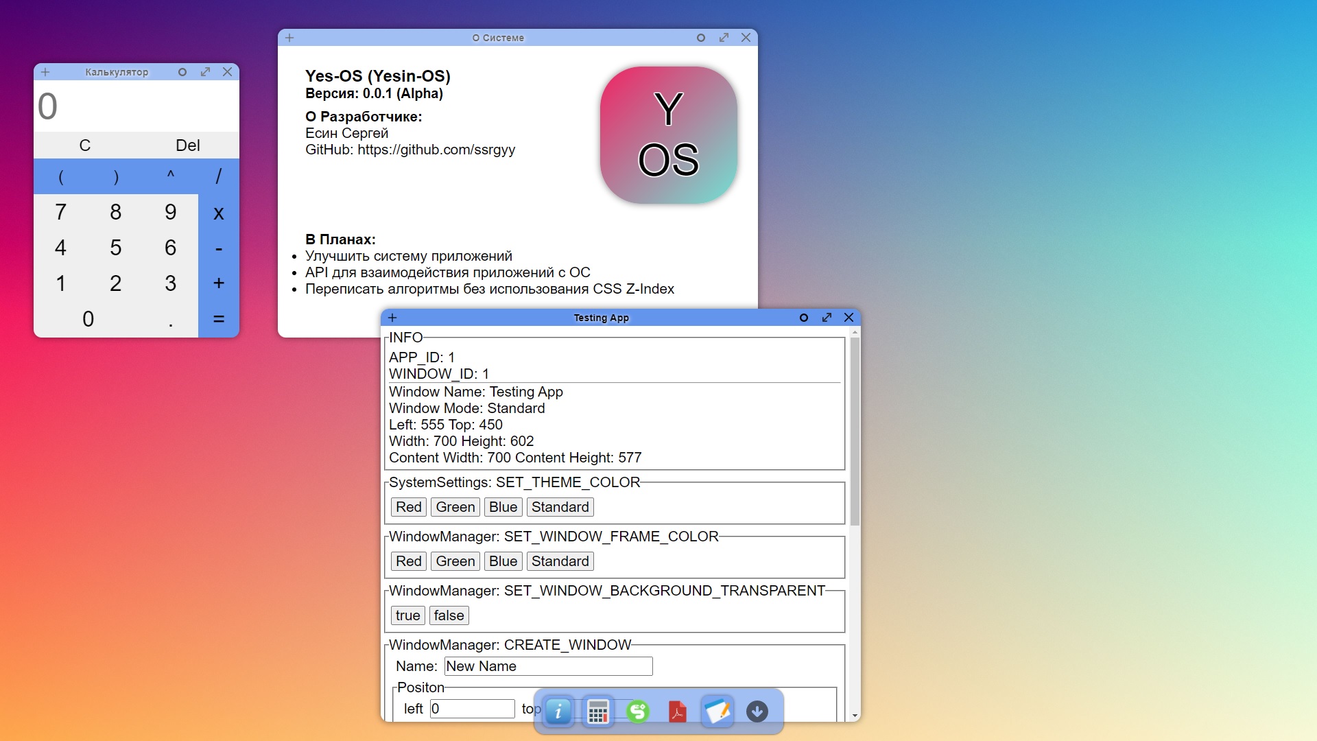 GitHub - ssrgyy/Yesin-OS: Web Operating System