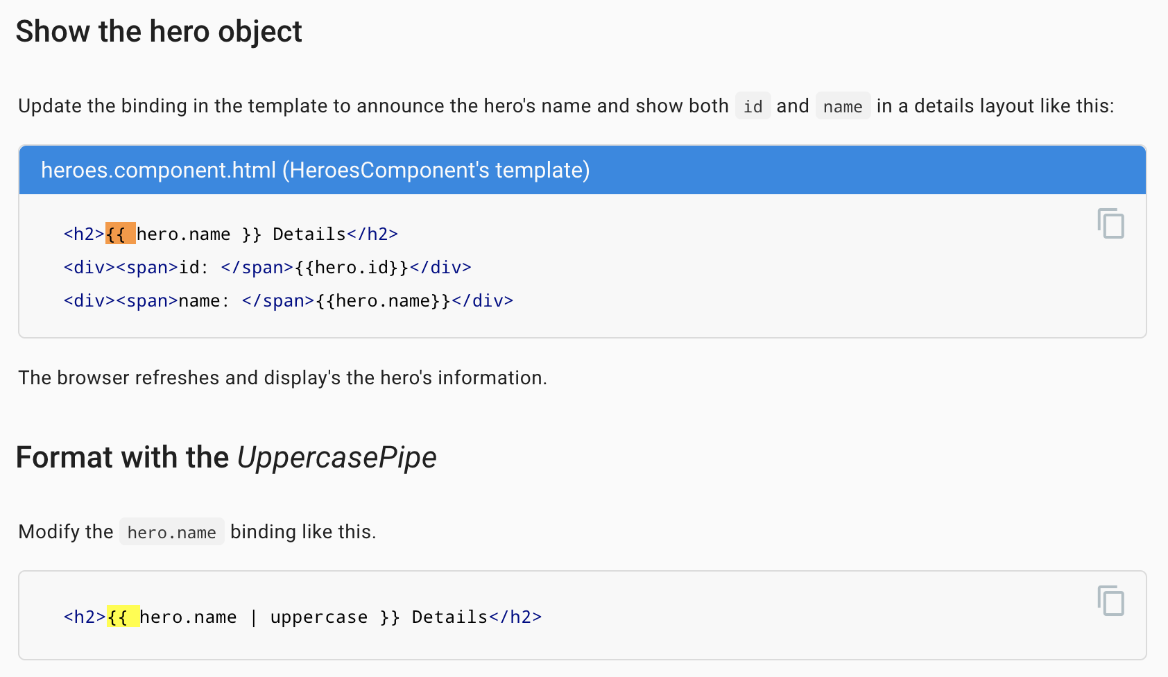 Doc Inconsistent Code Style Of Interpolation Binding Syntax · Issue 23105 · Angularangular