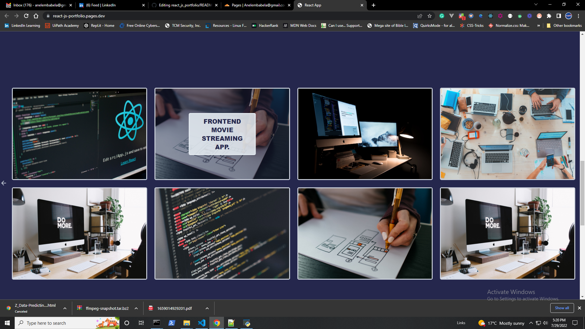 GitHub - AneleMbabela/react_js_portfolio: Old reactjs based Portfolio