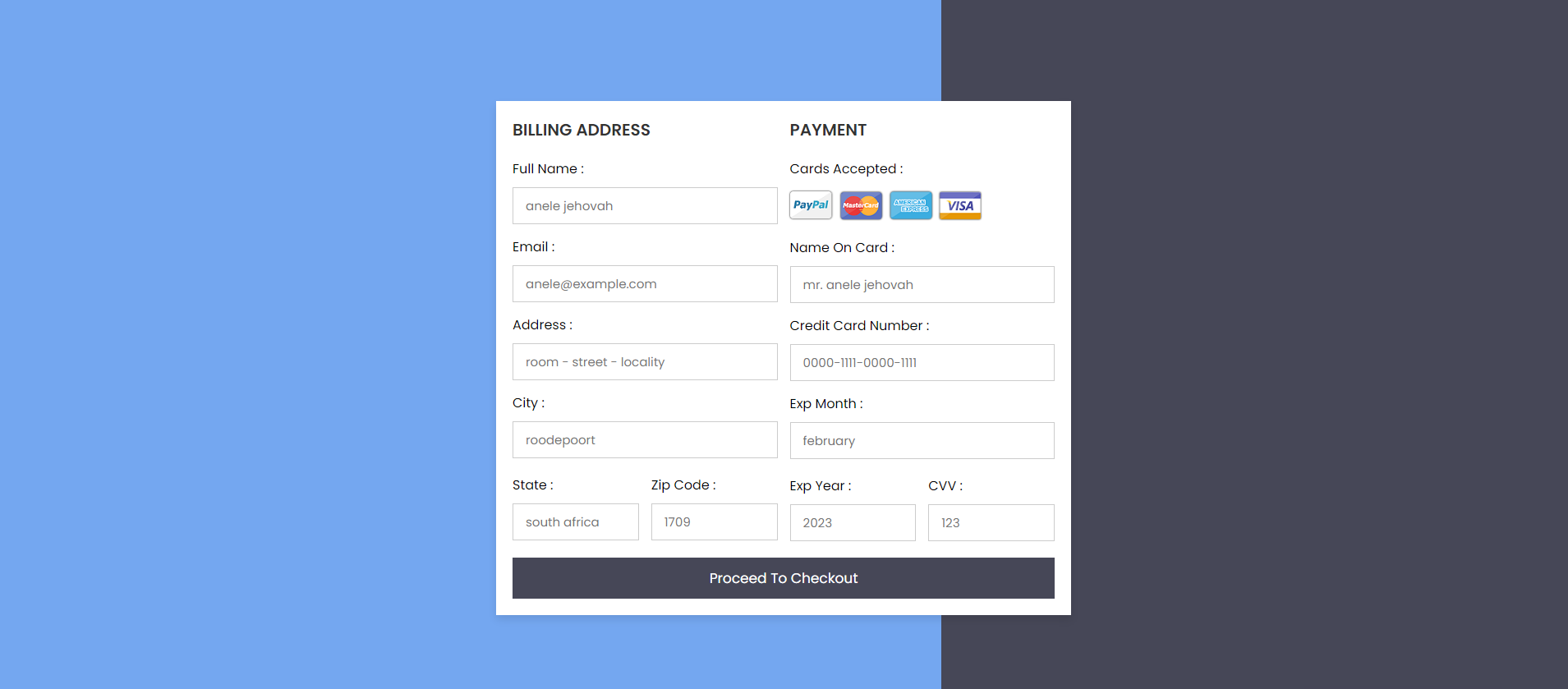 GitHub - AneleMbabela/payment_page_ui: Building a payment page using ...