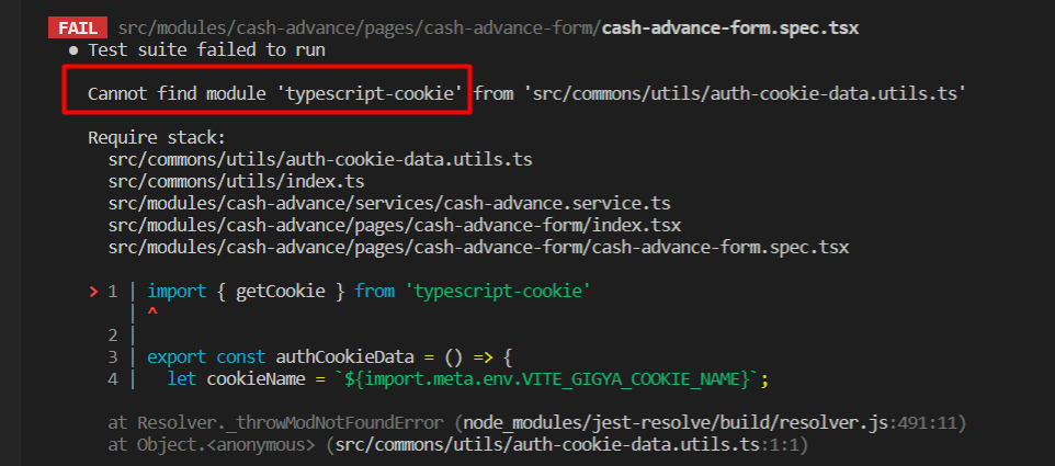 Cannot import library when using Jest · Issue #110 · carhartl/typescript-cookie · GitHub
