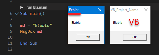MsgBox shows wrong title · Issue #1041 · twinbasic/twinbasic · GitHub