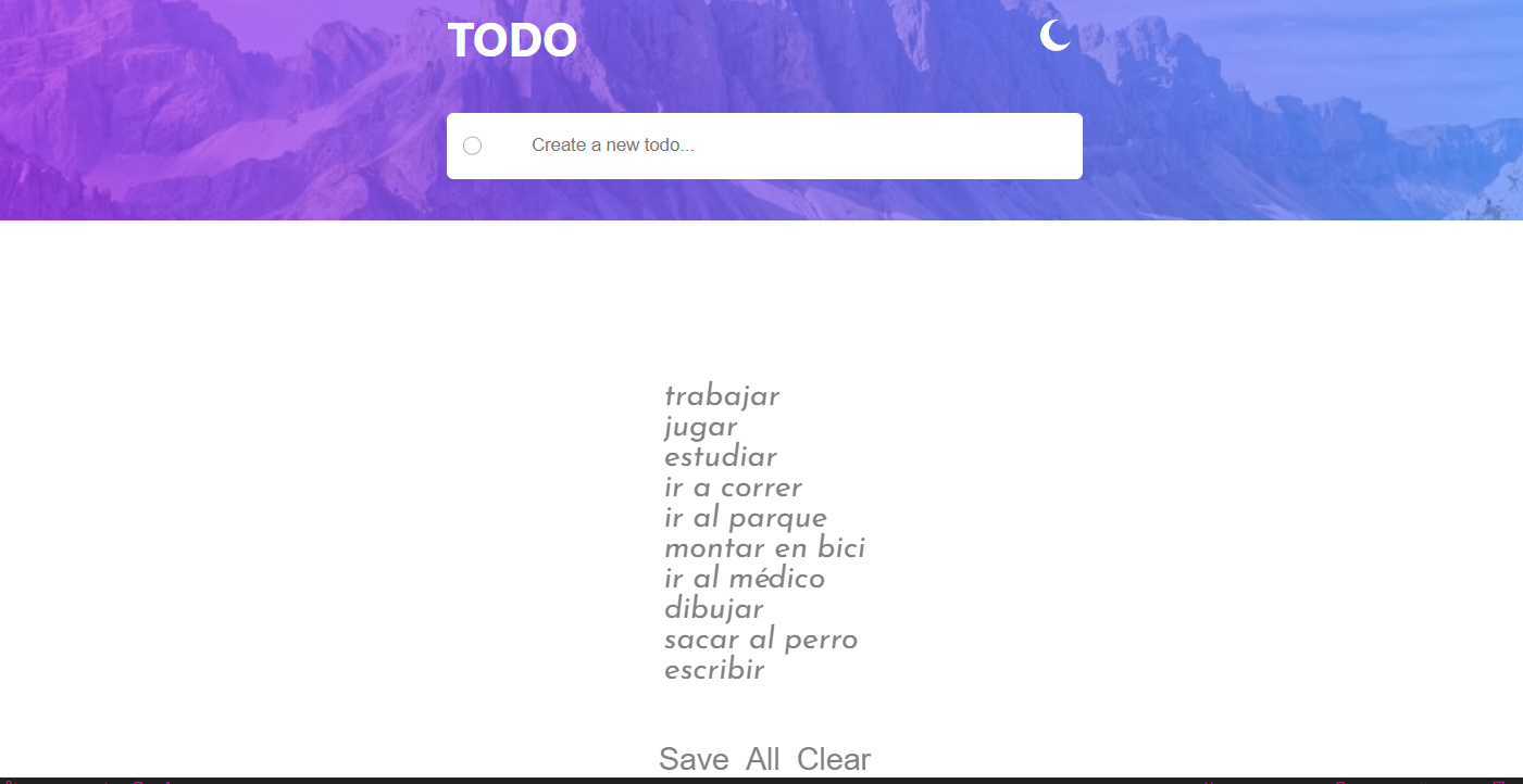 Github Cferreirobelenguer Todoapp Challenge Frontendmentor Challenge Frontend Mentor Con