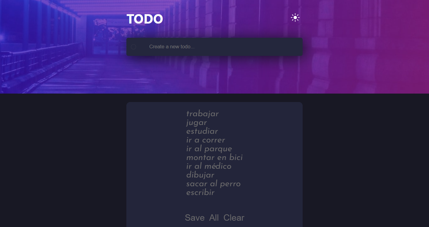 Github Cferreirobelenguer Todoapp Challenge Frontendmentor Challenge Frontend Mentor Con