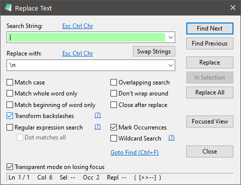 s&r search engine inconsistency · Issue #3408 · rizonesoft/Notepad3 ...