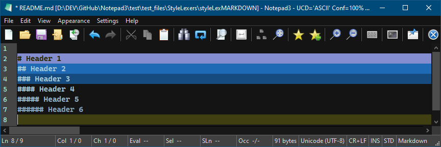 Markdown header > color entire line · Issue #60 · ScintillaOrg/lexilla · GitHub