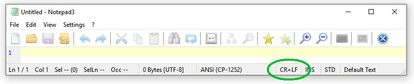 convert CRLF to LF · Issue #446 · rizonesoft/Notepad3 · GitHub