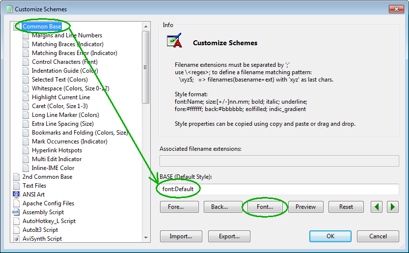 How to set font type & size for once and for all? · Issue #1559 ...