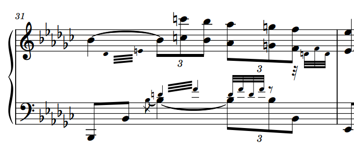 Too thick beam of tremolo when noteheads are small · Issue #19073 ...