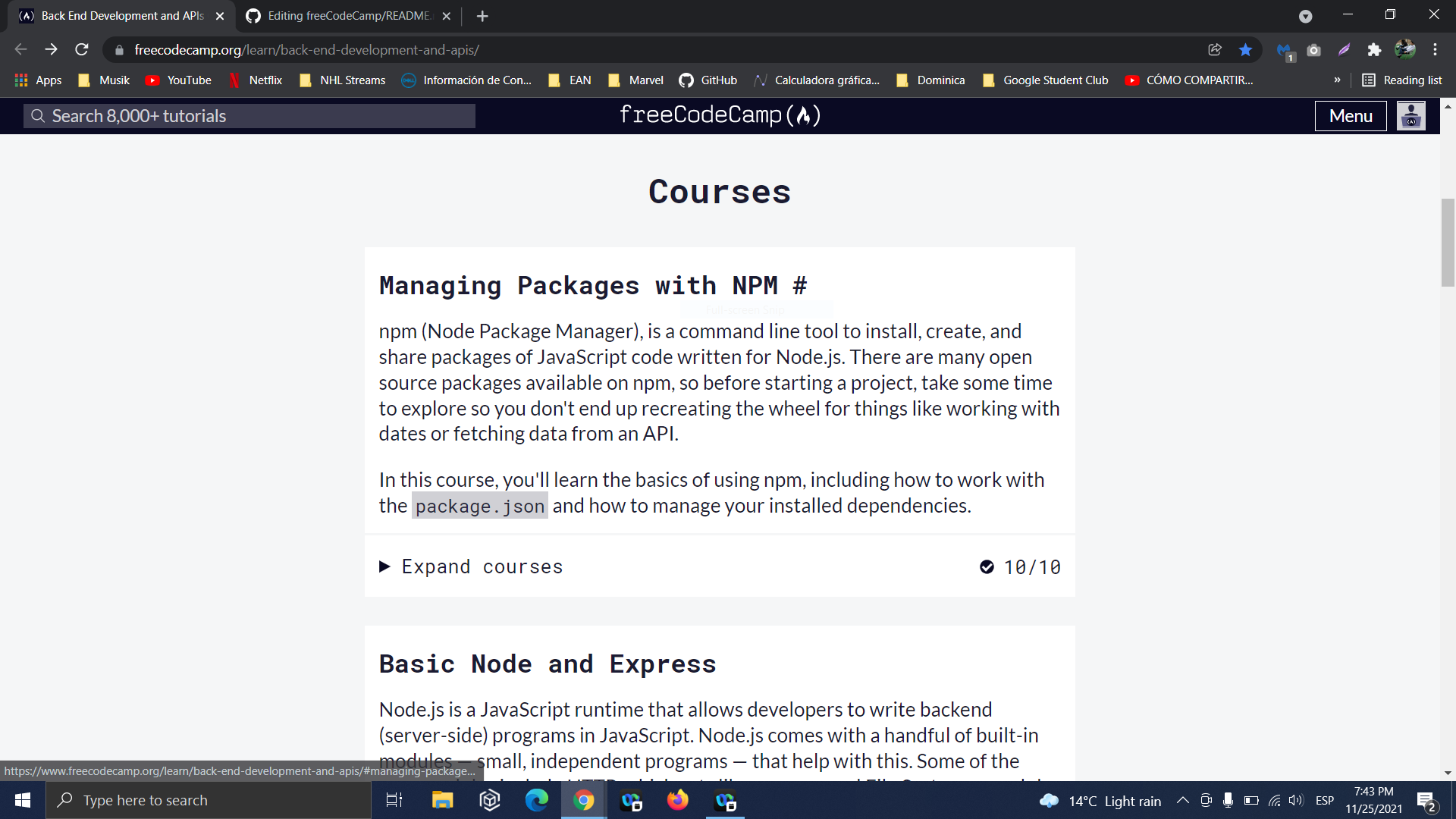 GitHub - Javierzs/freeCodeCamp: Curso: Back End Development and APIs