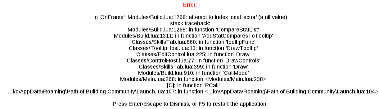 Error when selecting number of minions to full dps · Issue #3045 · PathOfBuildingCommunity ...