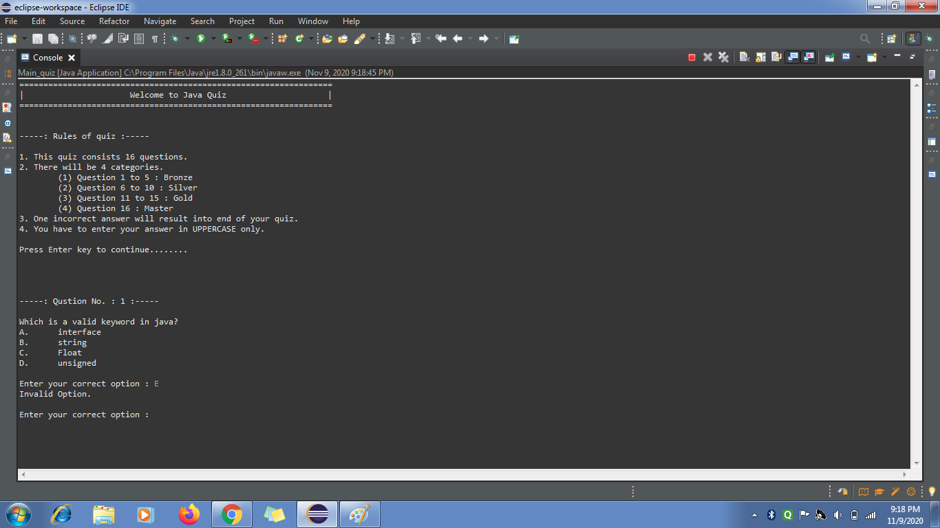 GitHub - dhruv-fadadu/Quiz-Game---KBC: Quiz Game is a console based ...