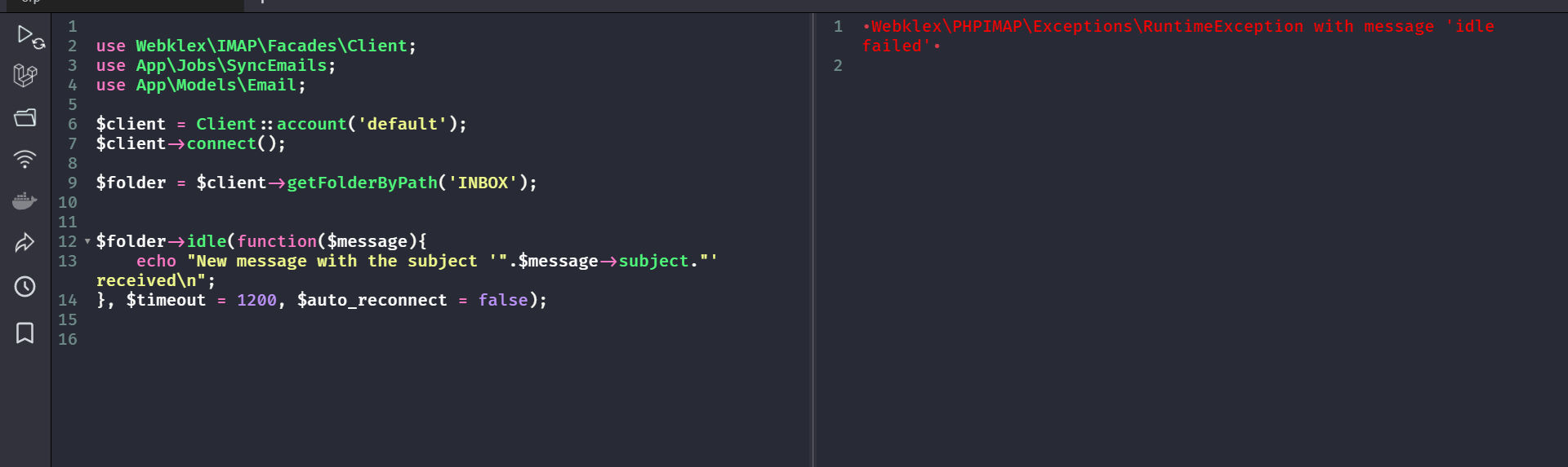 Folder Idle Breaks On Receiving New Message · Issue 334 · Webklexphp Imap · Github 