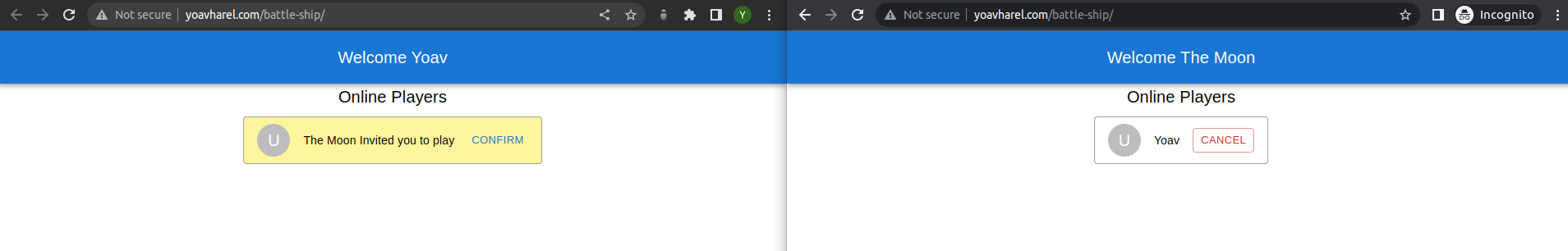 GitHub - HarelYoav/BattleShip-React-Multiplayer