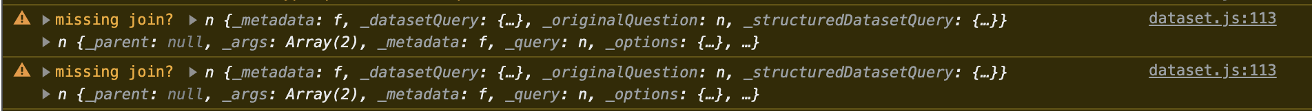 Unable to add joined columns in table settings after removing through notebook editor on nested ...