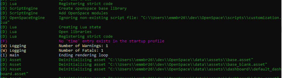Profile editor improvements: default values / error messages · Issue #1981 · OpenSpace/OpenSpace ...