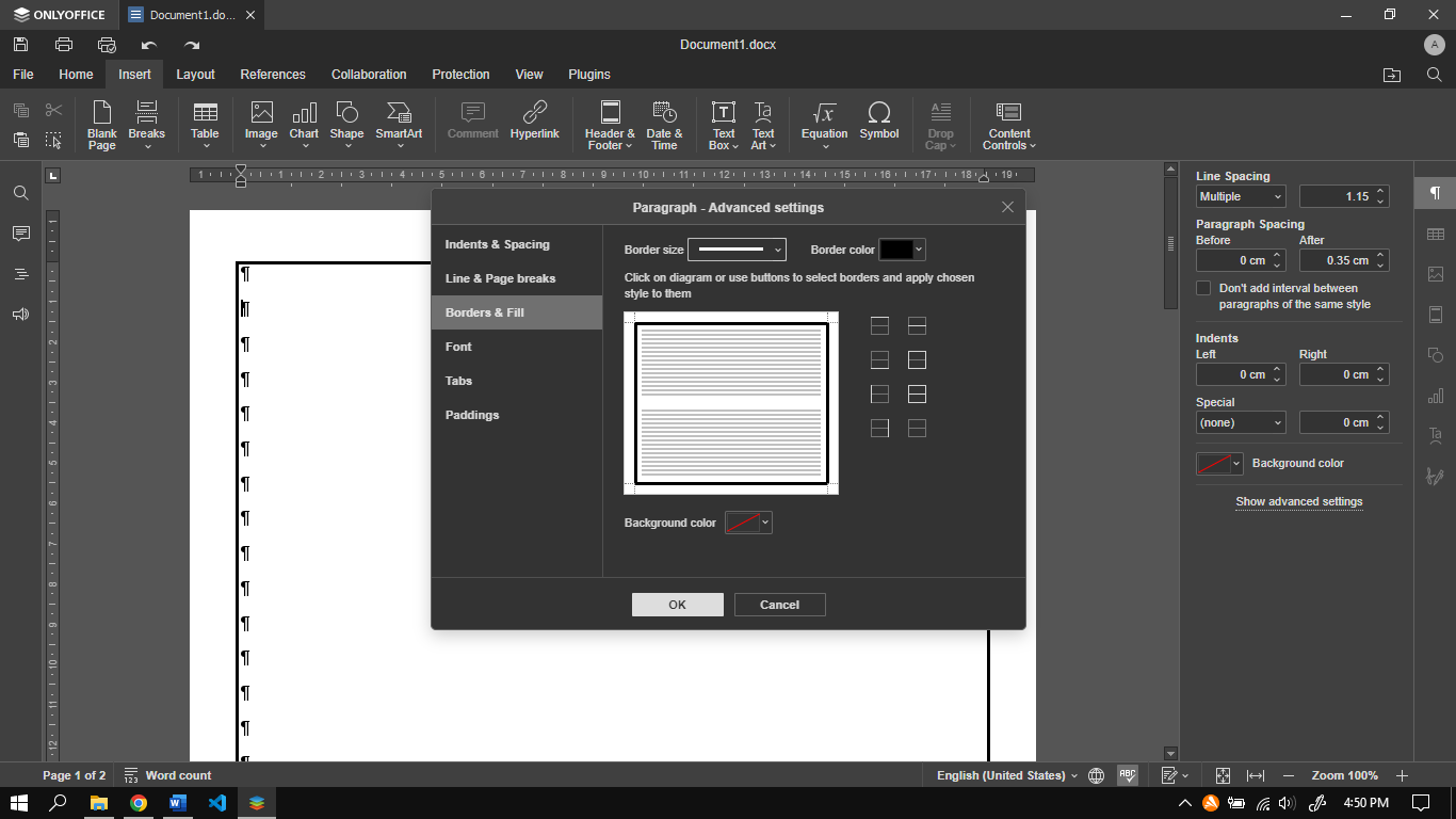 Add different page borders styles for OnlyOffice docs · Issue #2122 ... Add different page borders styles for OnlyOffice docs · Issue #2122 ...