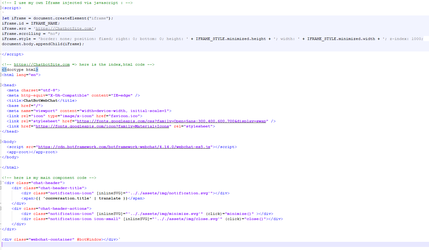 When reconnecting to conversation, chat is working but no history displayed. (Error during ...
