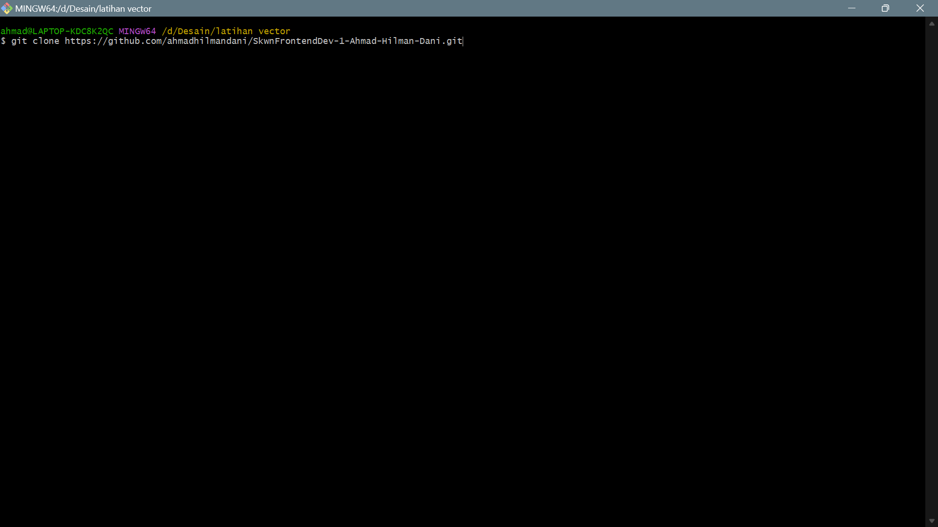 GitHub - ahmadhilmandani/SkwnFrontendDev-1-Ahmad-Hilman-Dani: Repository for sekawan internship ...