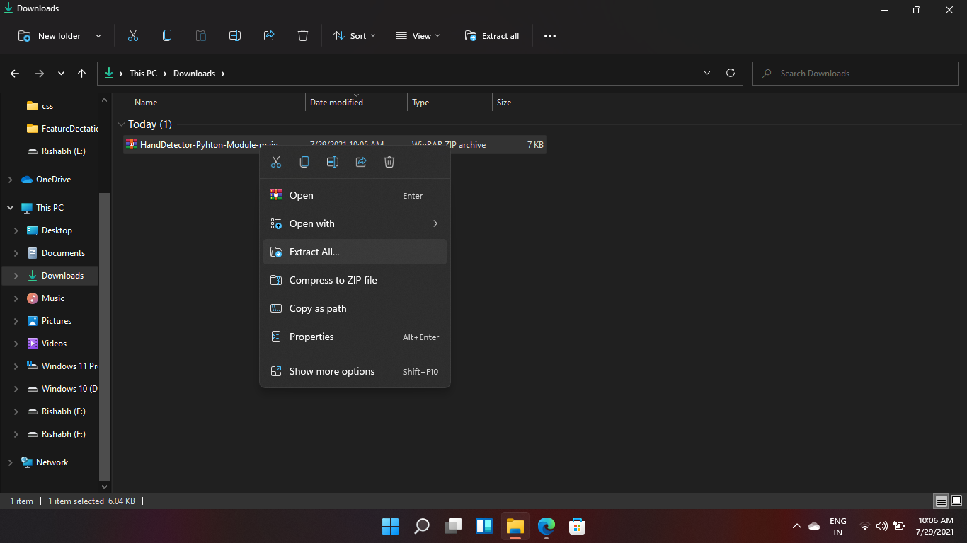 GitHub - Rishabhprogrammer/HandDetector-Pyhton-Module: A package to ...