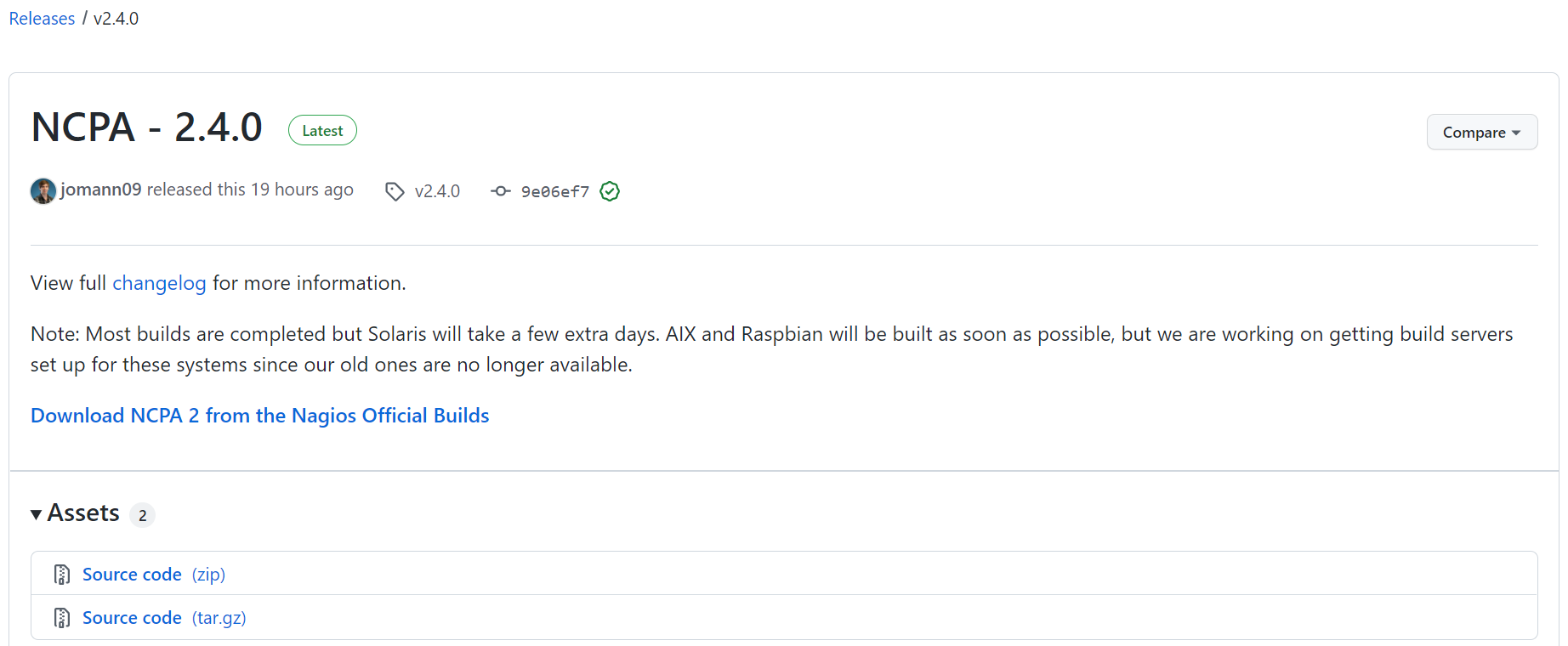 ubuntu repo old version · Issue #836 · NagiosEnterprises/ncpa · GitHub