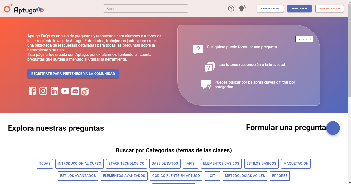 GitHub - CariBosio/FAQs-Aptugo