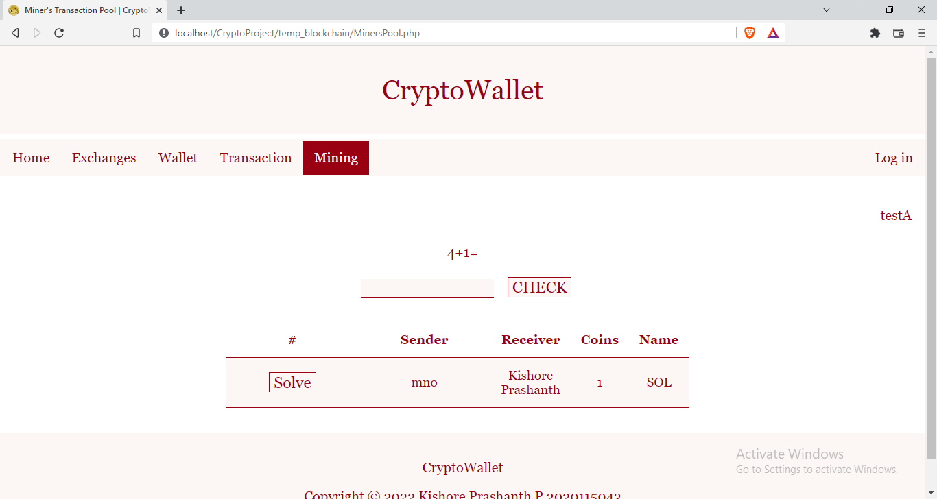 GitHub - KishorePrashanthP/CryptoWallet-DBMS: A dynamic website made ...